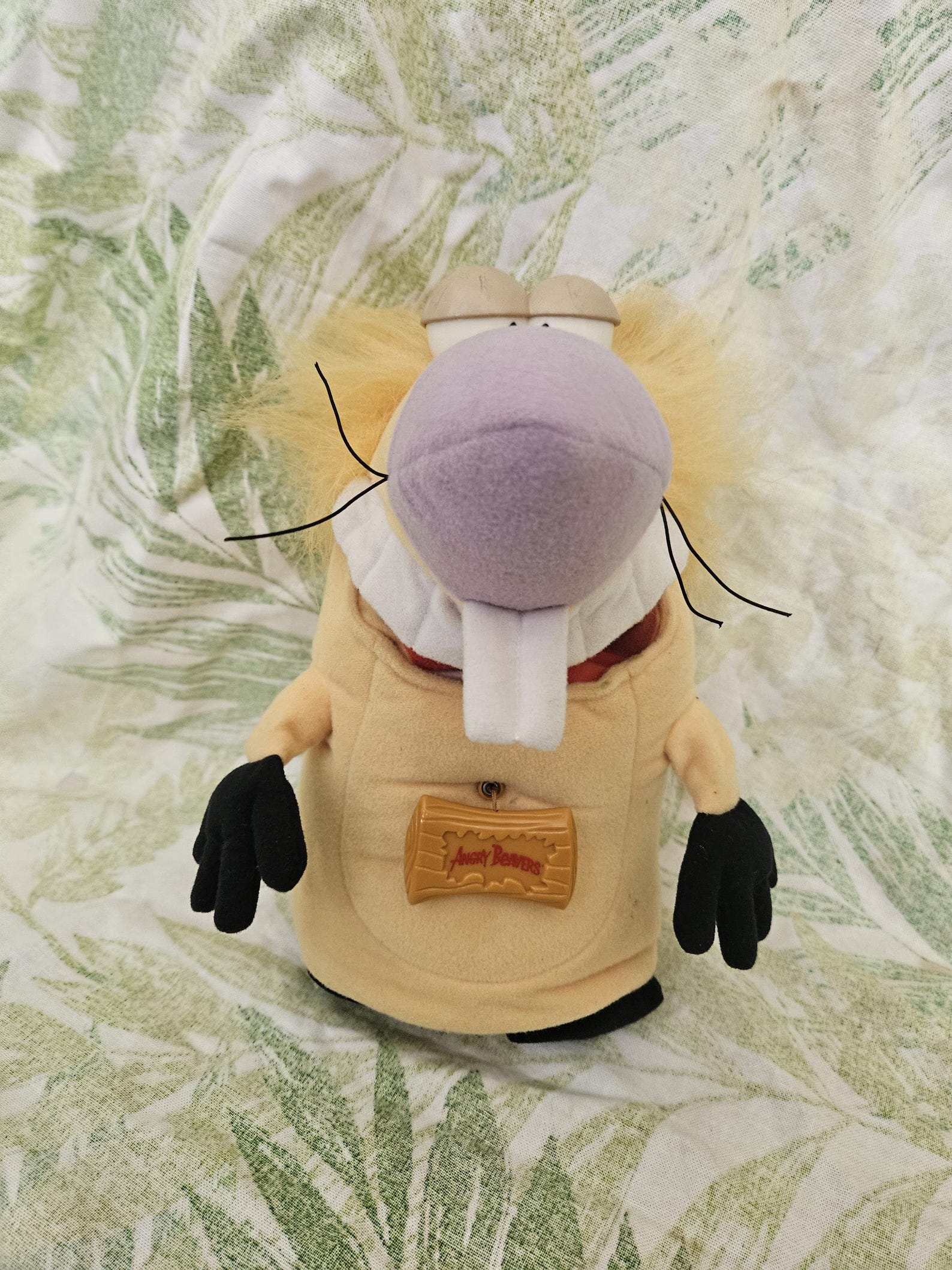 Mattel Angry Beavers Norbert Beaver 1998 Vibrating Plush 9 - Etsy