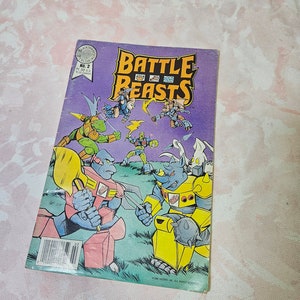 Vintage Battle Beasts Hasbro 1988 Comic Book No. 2 Blackthorne ...