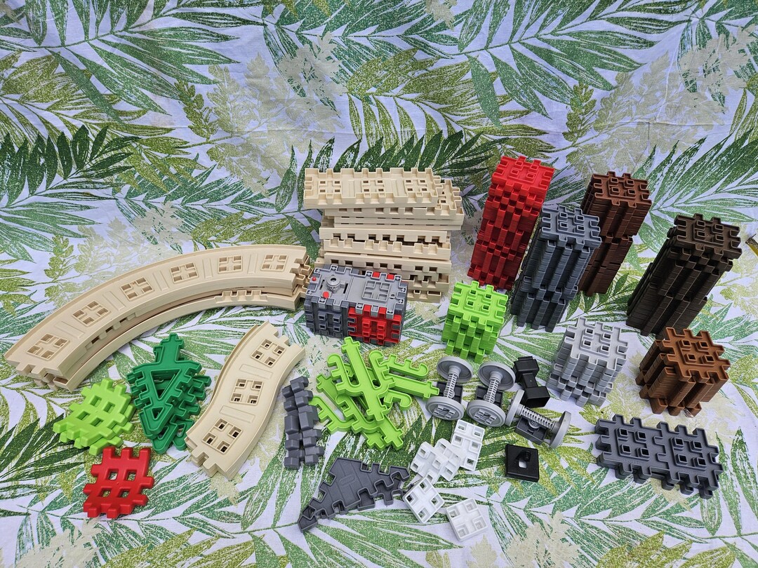 Little Tikes Waffle Block Steam Train Track Playset - Etsy