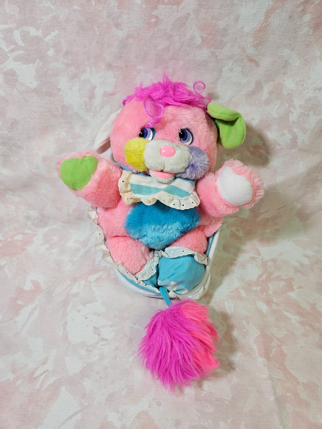 Vintage Popples Plush Baby Cribsy 1986 Mattel - Etsy