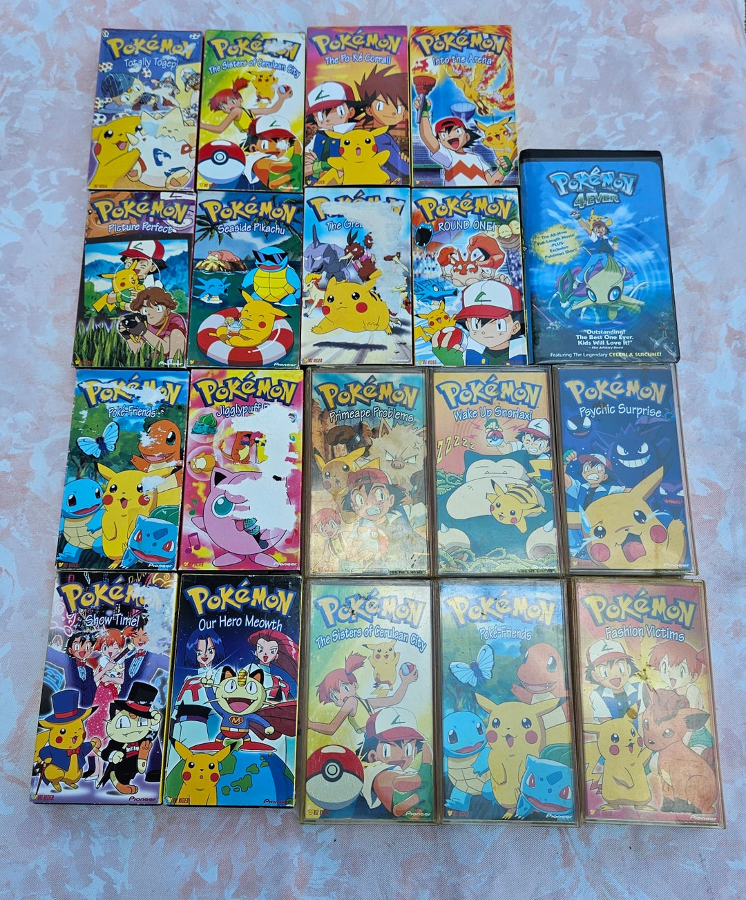 Vintage 1990s Pokémon VHS Collection of 19 - Etsy