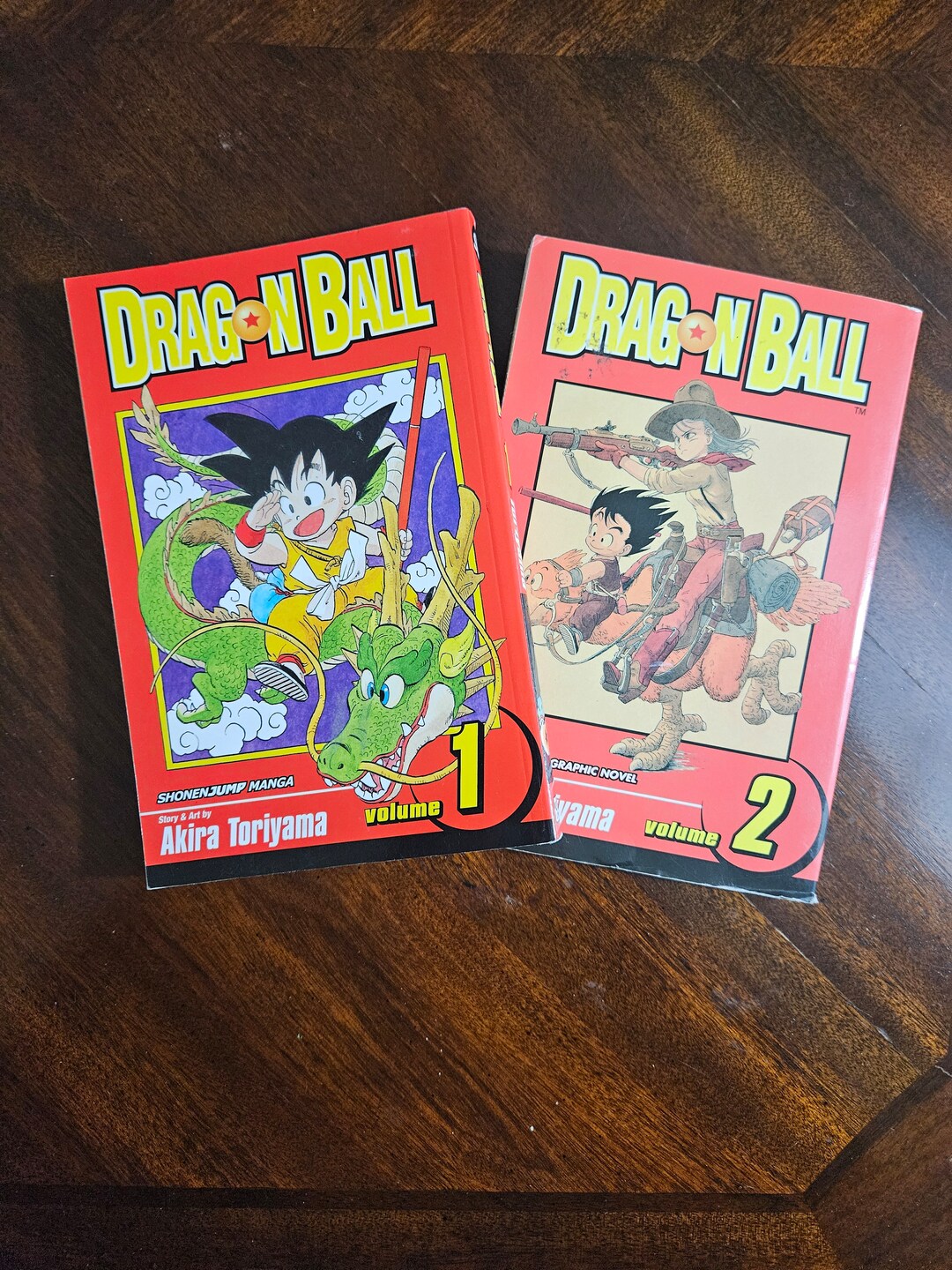 Shonenjump Manga Dragon Ball Book Vol 1 & 2 by Akira Toriyama 1984 ...