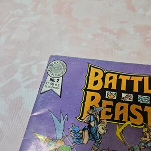 Vintage Battle Beasts Hasbro 1988 Comic Book No. 2 Blackthorne ...