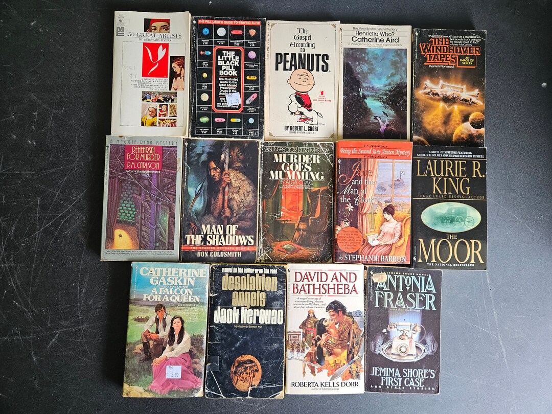 Random Novels Book Lot of 14 - Etsy