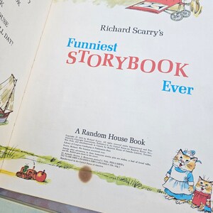 Vintage Richard Scarry Book Collection of 3 Hardcover Books 1970s - Etsy