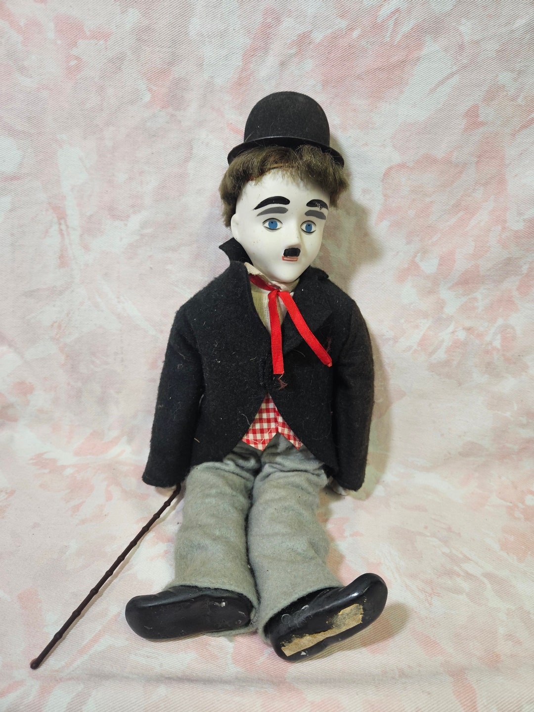 Vintage Charlie Chaplin Porcelain Doll 16 - Etsy