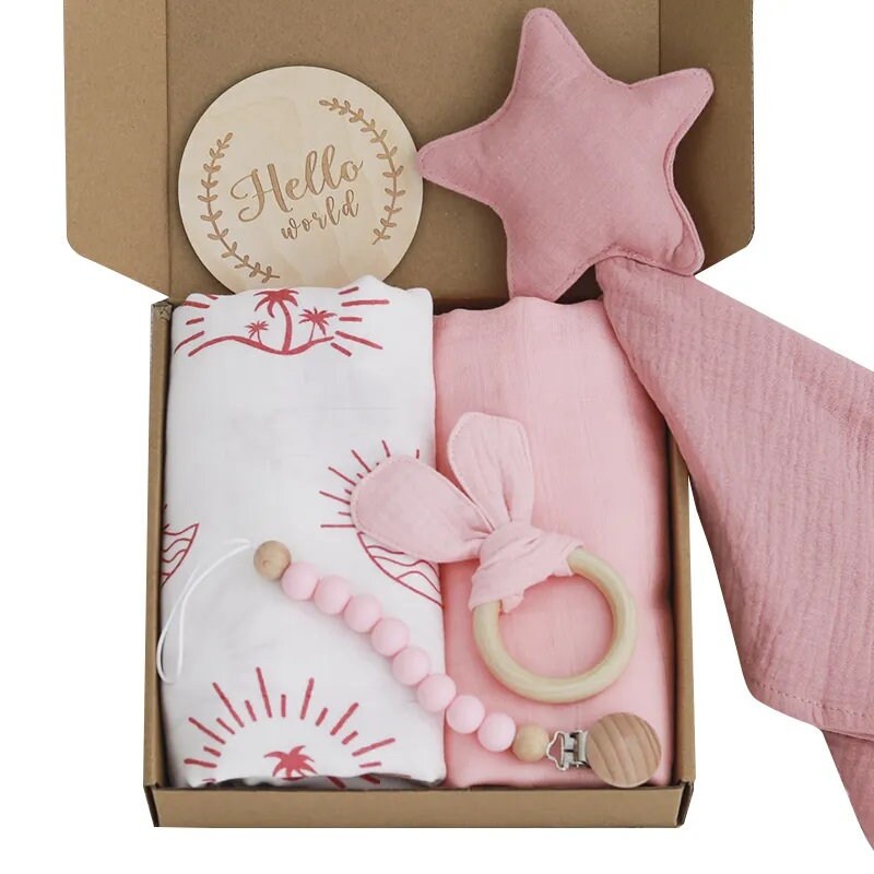 Baby Gift Set, 6 PCS Gift Set, New Born Baby Gift, Baby Shower Gift ...