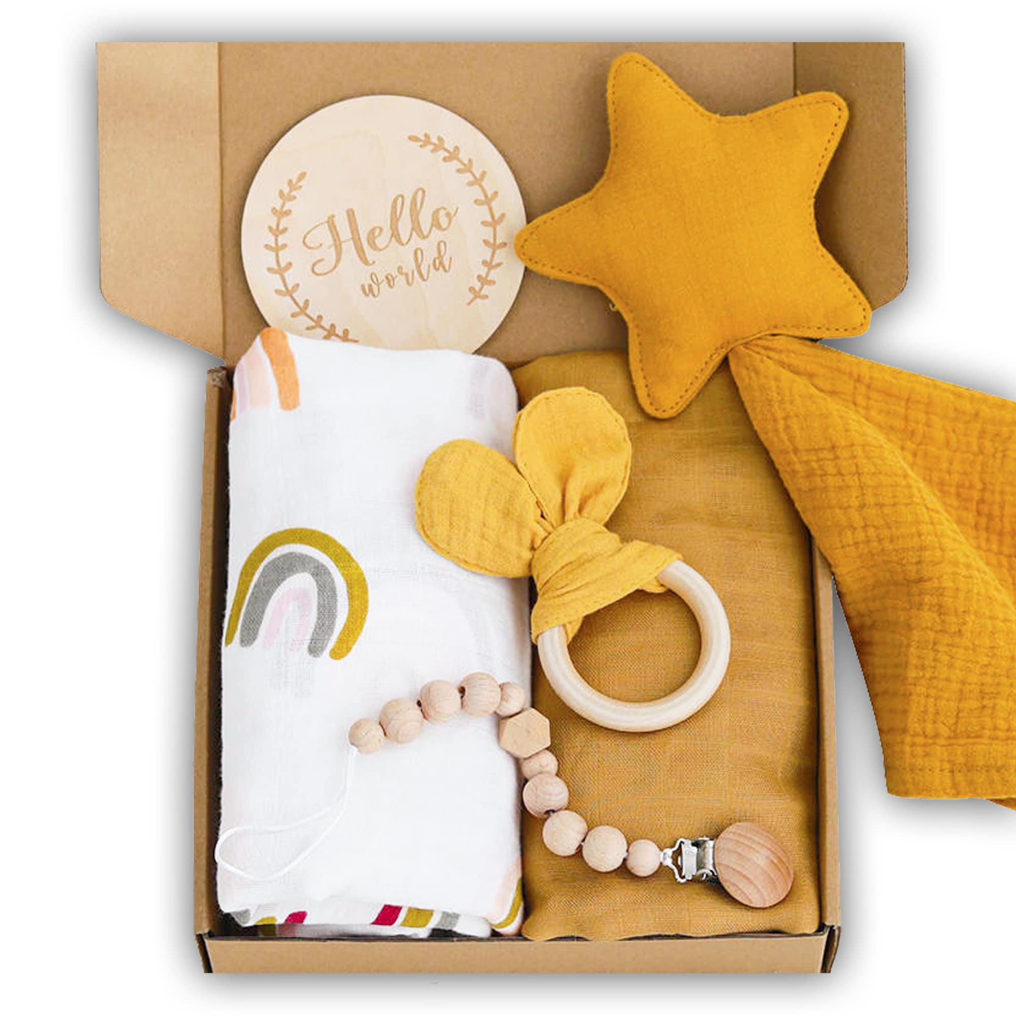 Baby Gift Set, 6 PCS Gift Set, New Born Baby Gift, Baby Shower Gift ...