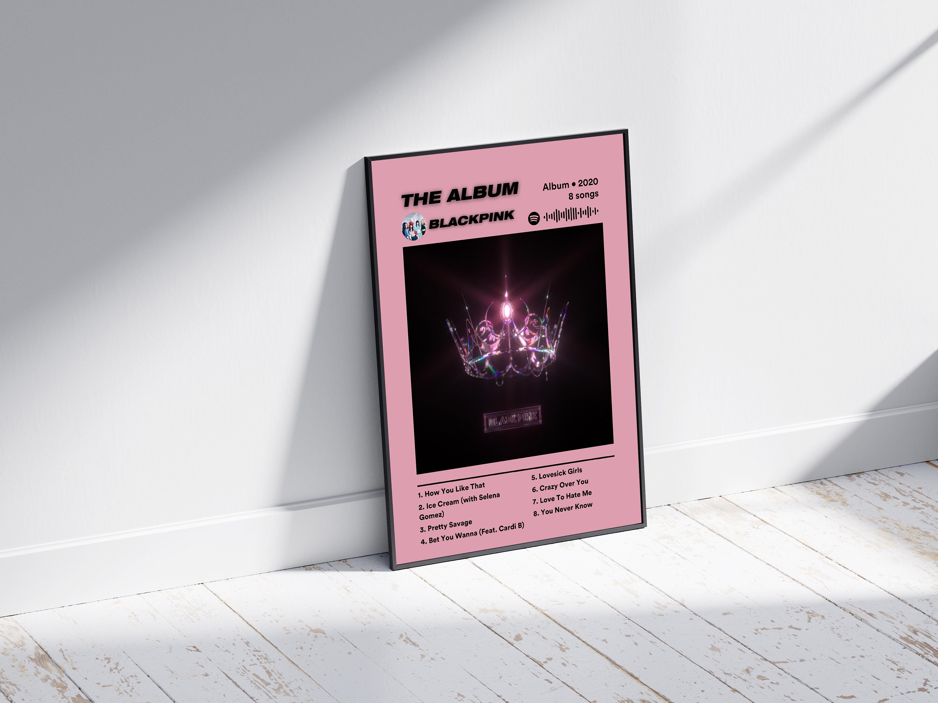 THE ALBUM - BLACKPINK - Custom Album Poster - Korean Album Print ...