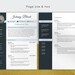 Modern CV Template, Professional Looking Resume, Outstanding Cv ...