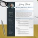 Modern CV Template, Professional Looking Resume, Outstanding Cv ...