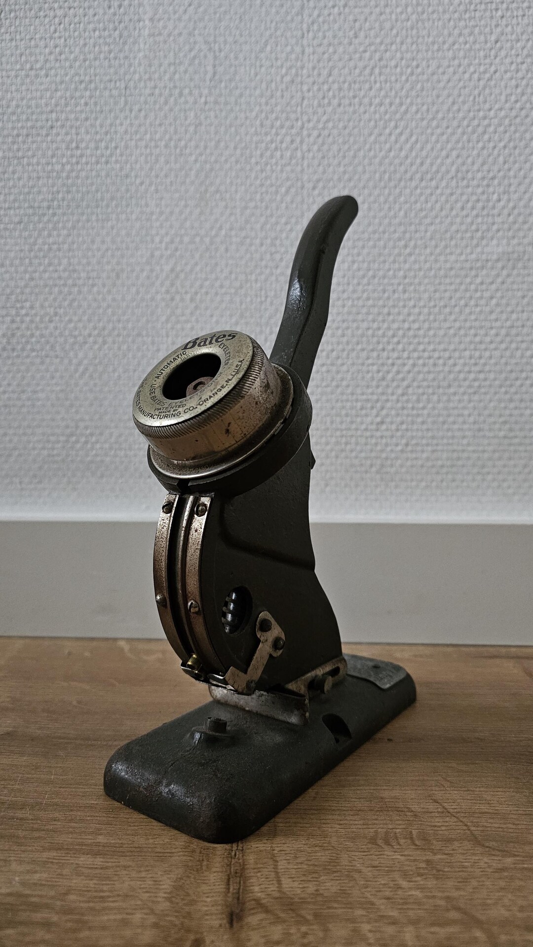 Antique Bates Ajax Eyelet Fastener Eyeleter Hand Press Punch Tool Cast ...