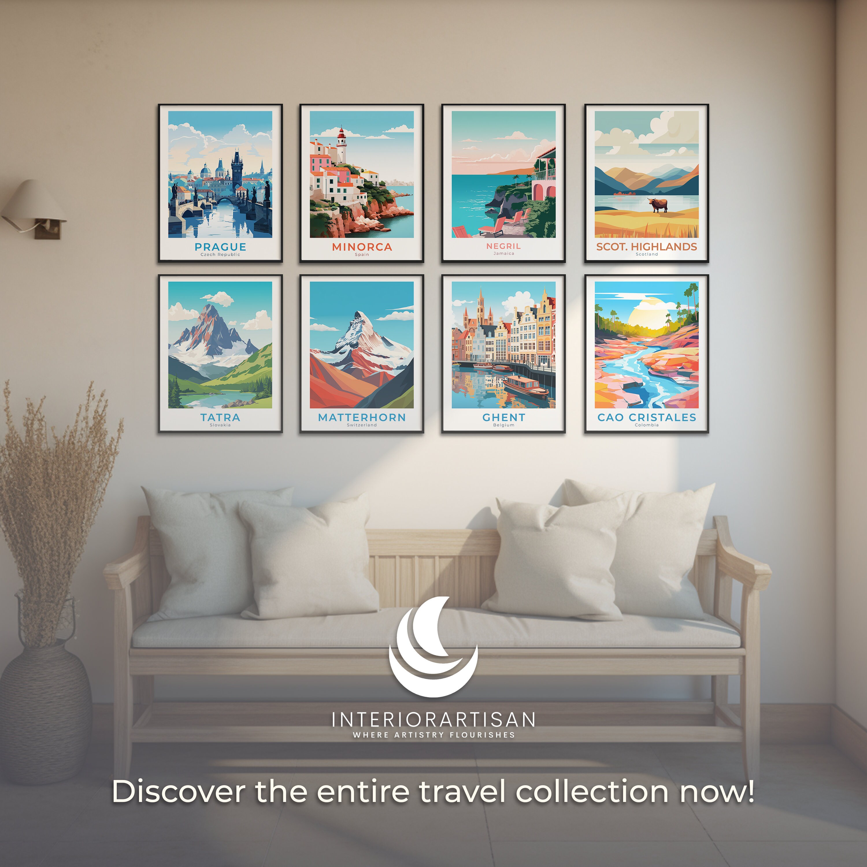 Lynn Peninsula Travel Print Wall Art Gift Wales Travel Poster Gift Home ...
