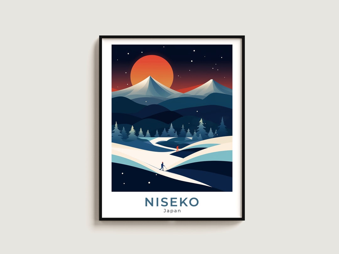 Niseko Travel Poster Wall Art Gift Japan Travel Print Gift Home Decor ...