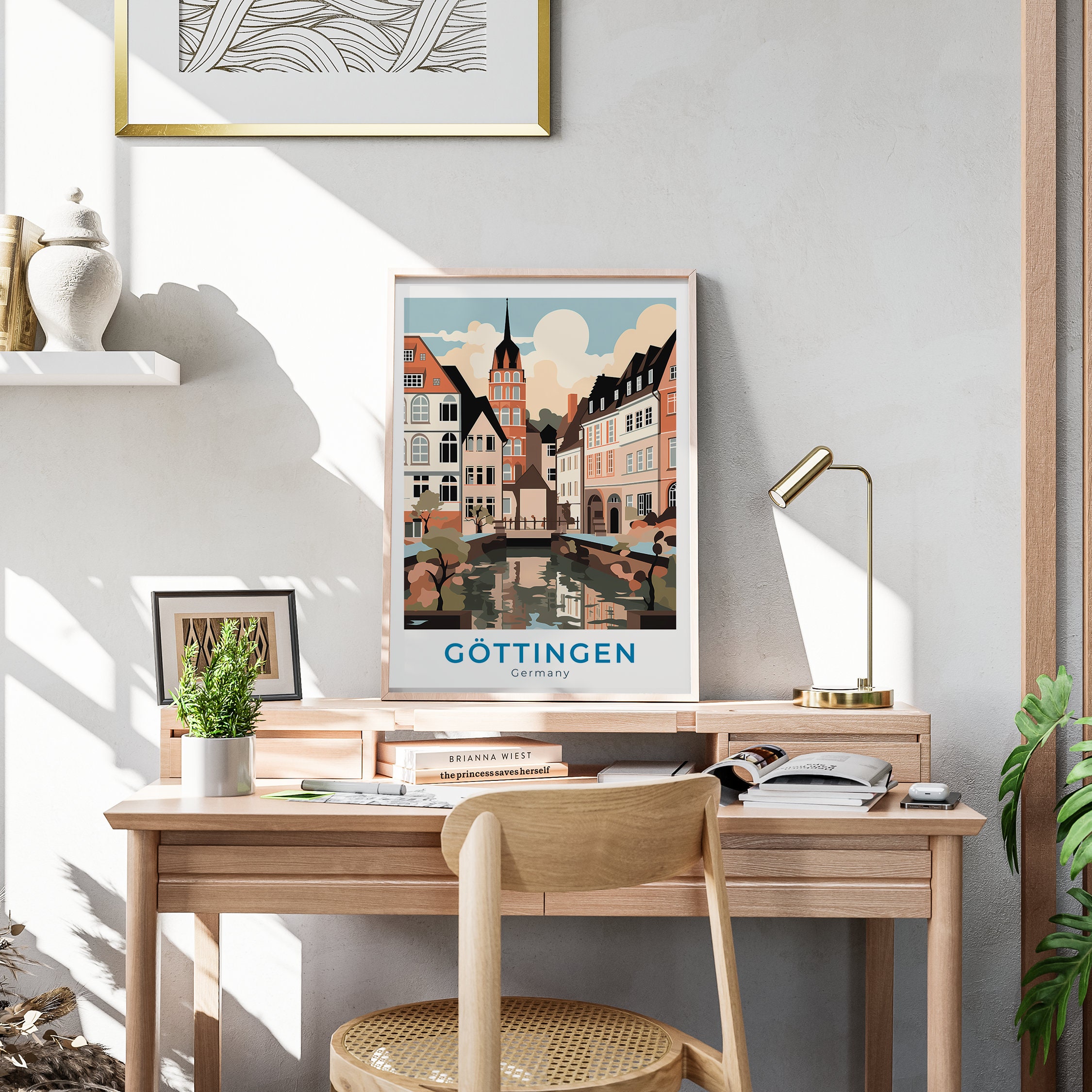 Göttingen Travel Print Wall Art Gift Germany Travel Poster Gift Home ...