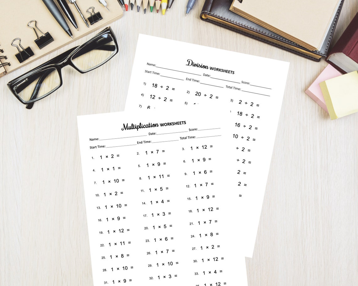 Math Worksheet Printable for Kids, Division and Multiplication ...