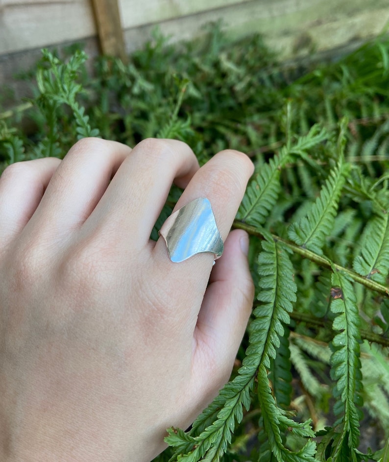 Pure Silver Adjustable Ring Unisex Traditional Newari Boho Jewellery ...