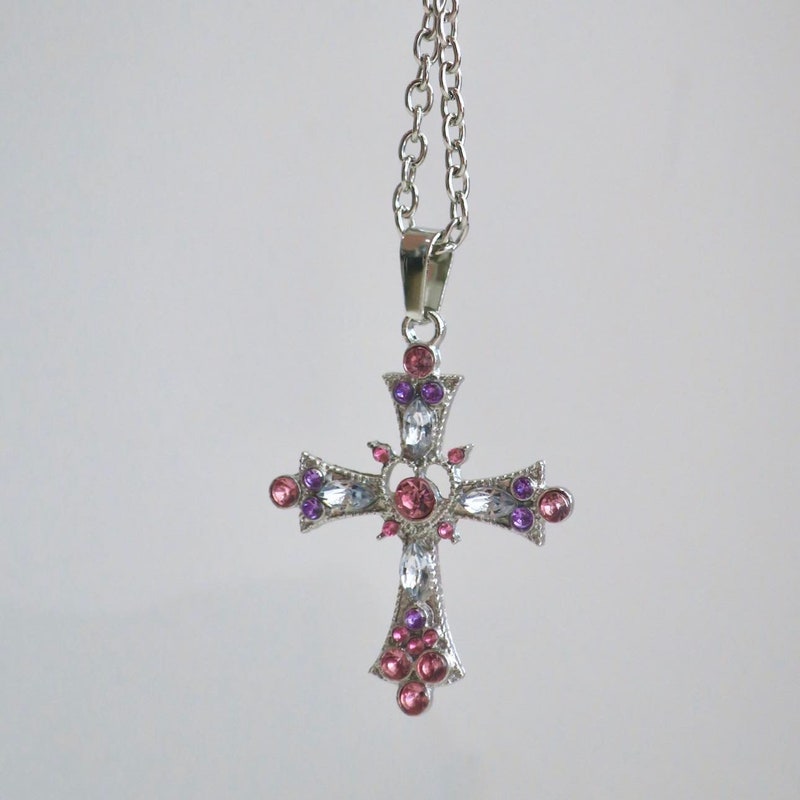 Y2k Cross Chains - Etsy