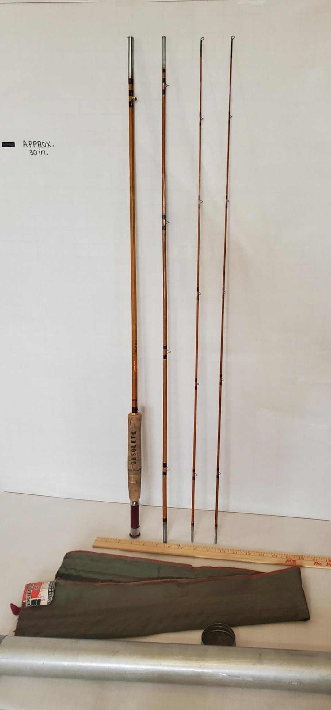 Reel-y Old "southbend" Fishing Rod (no Reel Included) - Etsy