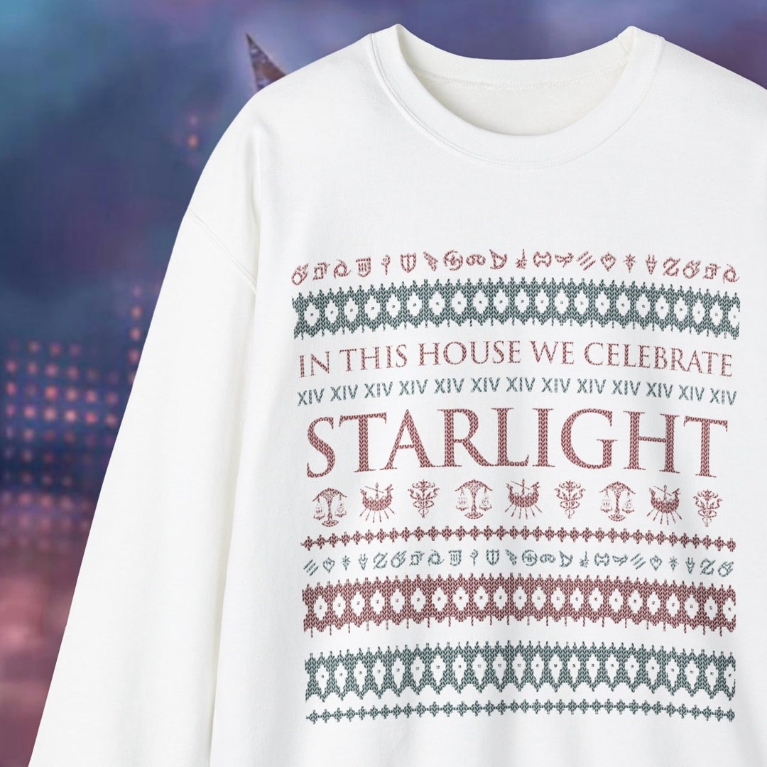 FFXIV Starlight Celebration Themed Ugly Christmas Sweater Unisex Heavy ...