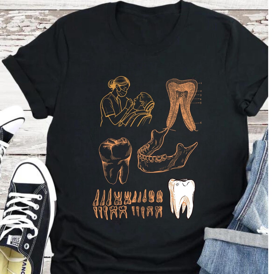 Dental Anatomy Shirt, Dental Shirt, Funny Dental Shirt, Dentist Shirt ...