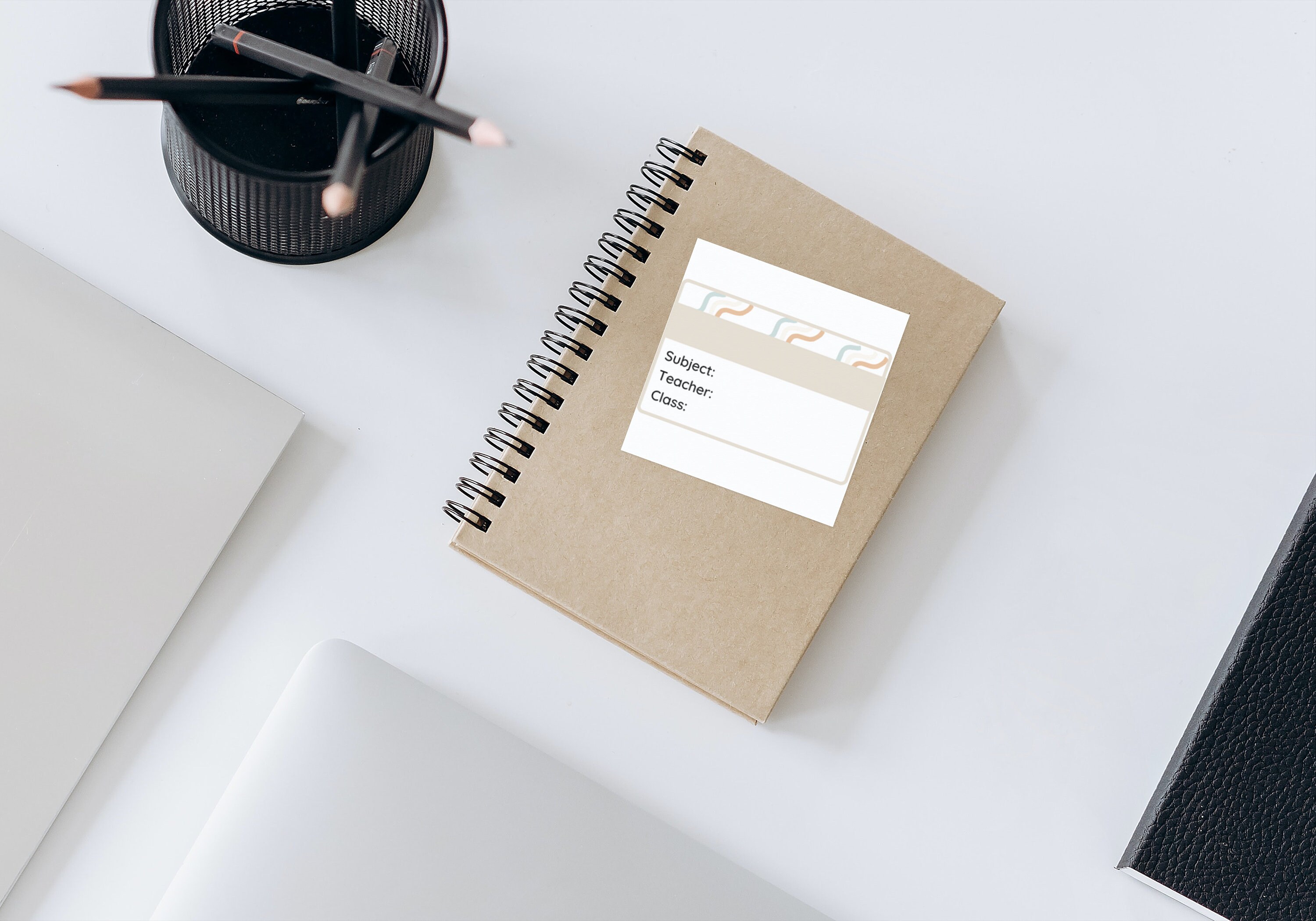 Editable Name Tags for Children, Custom Name Labels for Kids Stylish ...