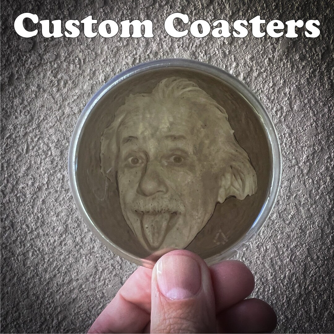 3D Raised Relief Picture Coasters - Etsy