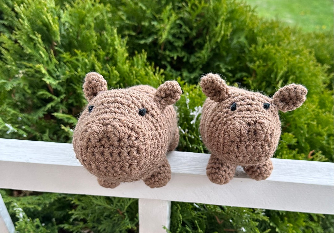 Capybara Crochet Cute Fun Pattern Easy Small - Etsy