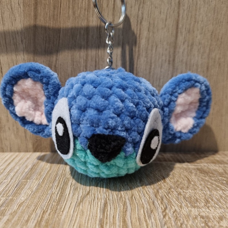Stitch Keychain Crochet Pattern PDF English Version - Etsy