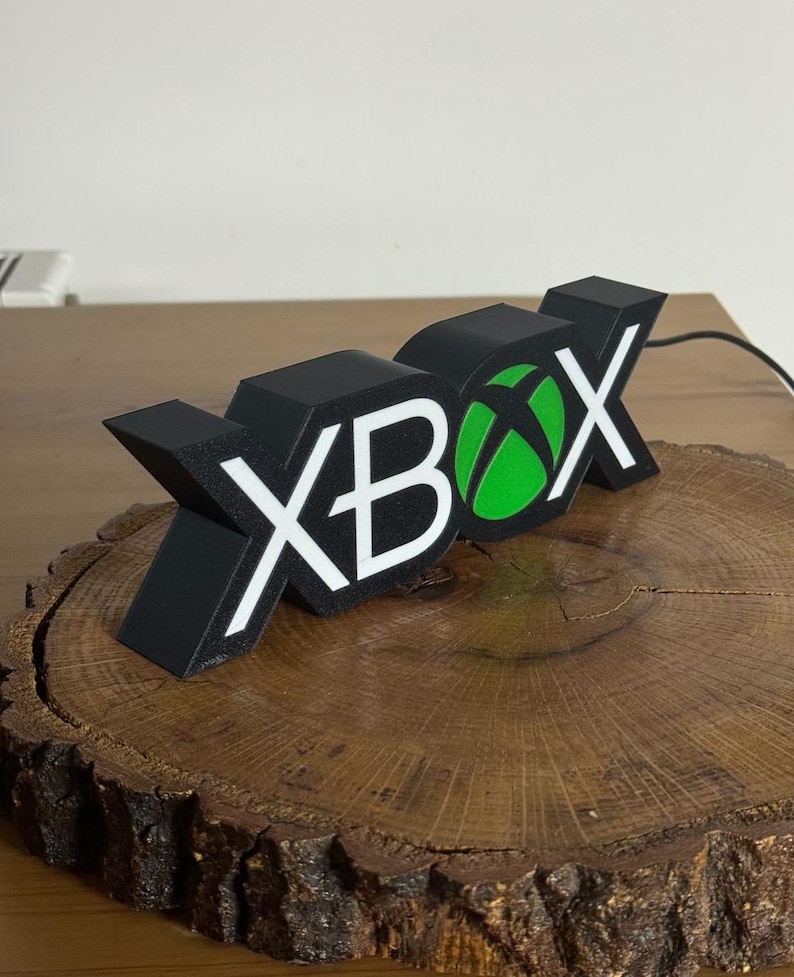 Xbox Logo Lightbox STL Files for 3D Printing Xbox Table and Wall ...
