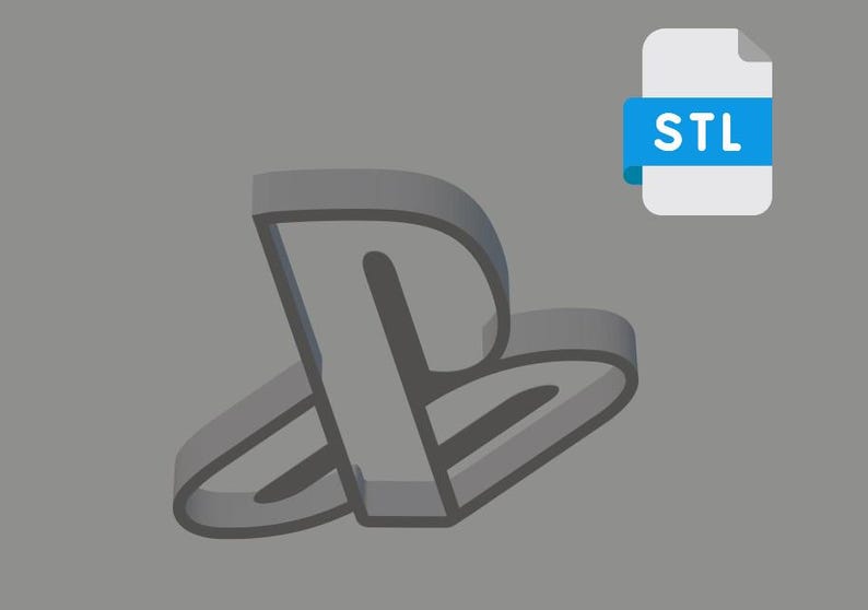 Playstation Logo Lightbox STL Files for 3D Printing PS Table and Wall ...