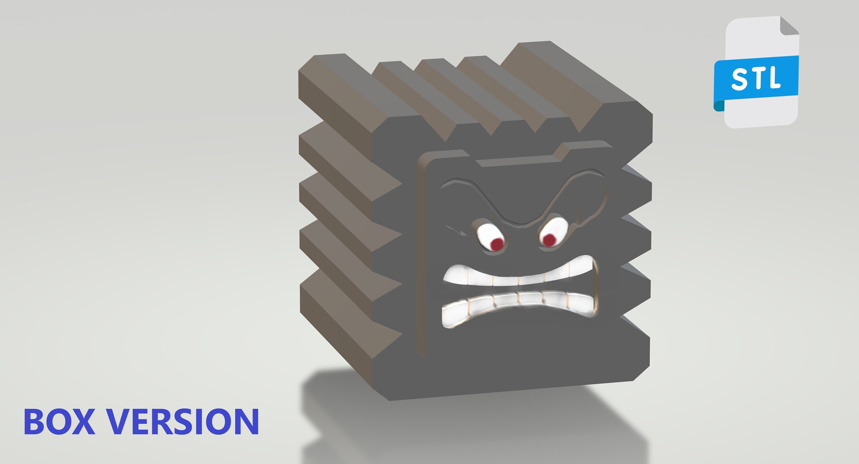 Super Mario Bros Planter Question Wall Angry Box Set STL - Etsy