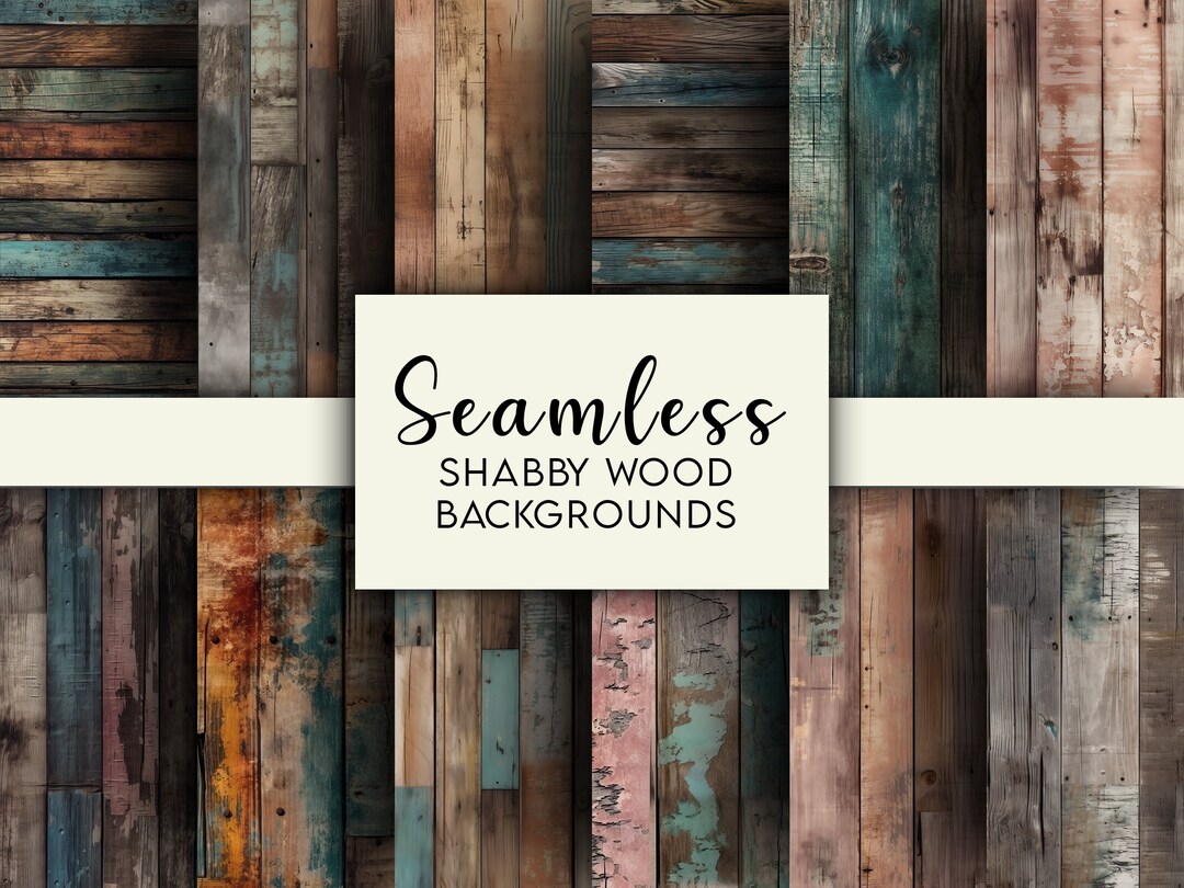 Premium Shabby Wood Background Digital Papers, Dark Wooden Backgrounds ...