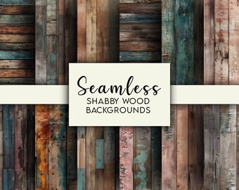 Shabby Wood Background Digital Papers, Feminine Wooden Backgrounds ...