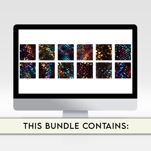 Holographic Textures Shimmer Digital Papers Metallic Color Shiny Gems ...