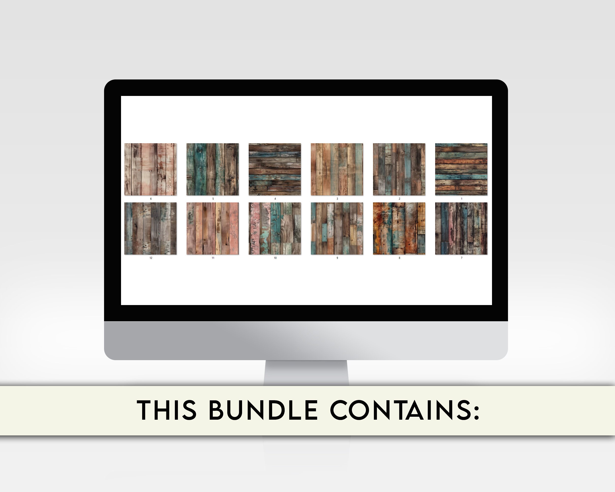 Premium Shabby Wood Background Digital Papers, Dark Wooden Backgrounds ...