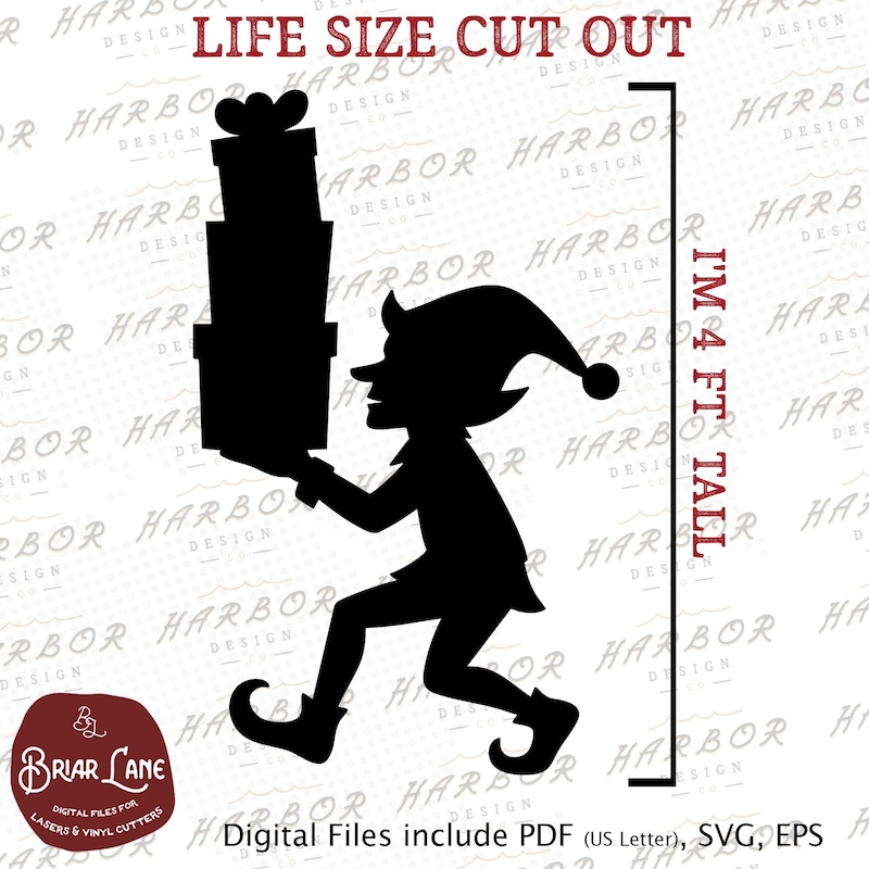 Elf Cut Outs With Photos - Etsy