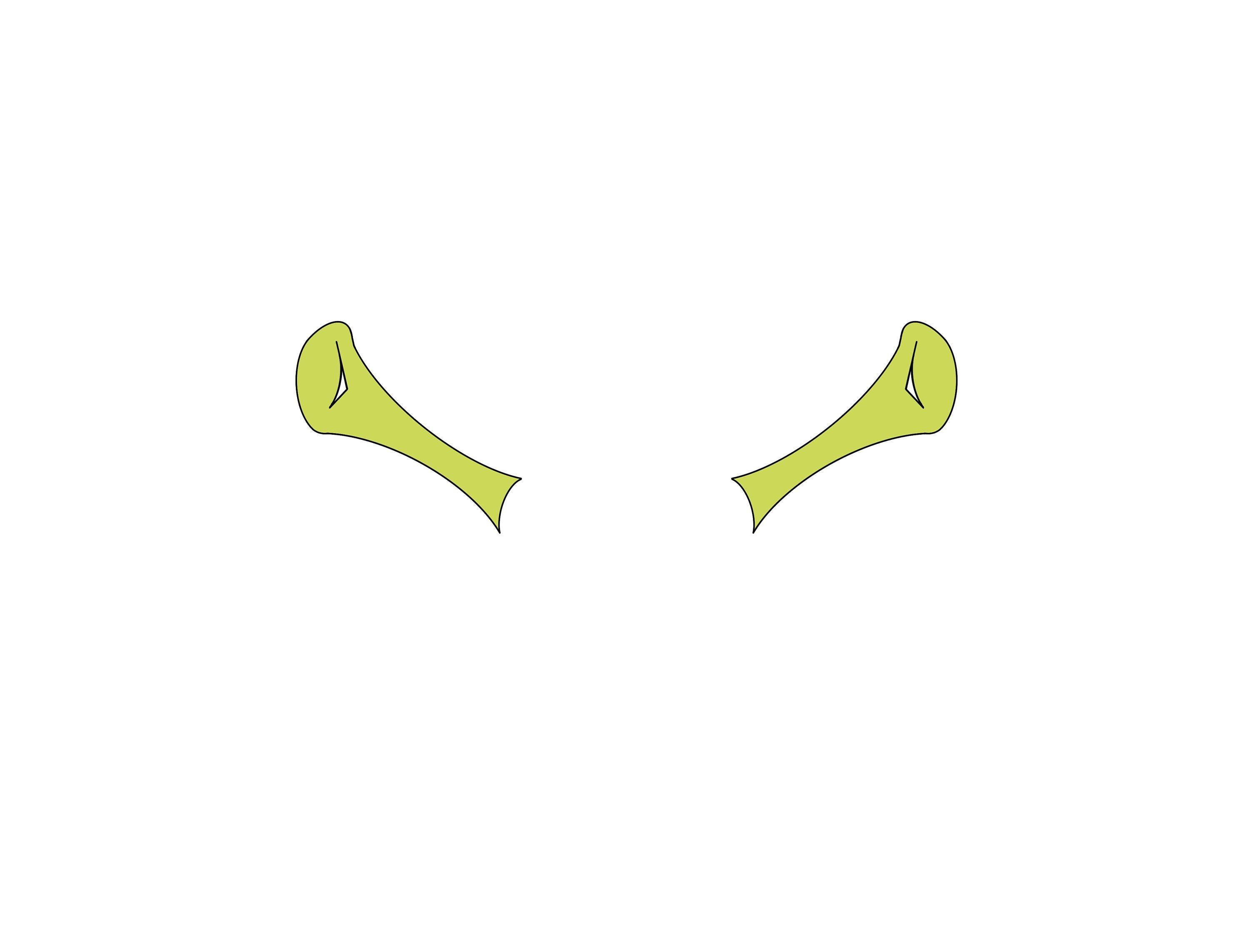 Shrek Ears Transparent