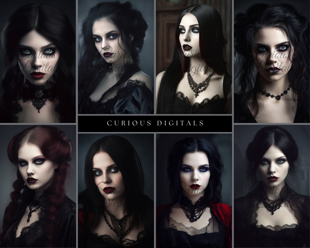 Gothic / Vampire Women - Dark Art - Character Inspiration - Digital Art ...