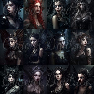 24 Dark Fairies Gothic Fairies Realistic Fantasy Realism Digital Art ...