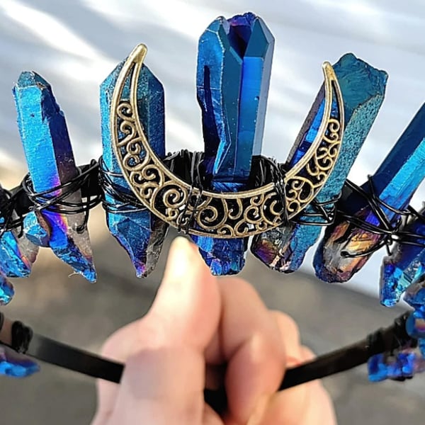 Black Obsidian Tiara - Etsy