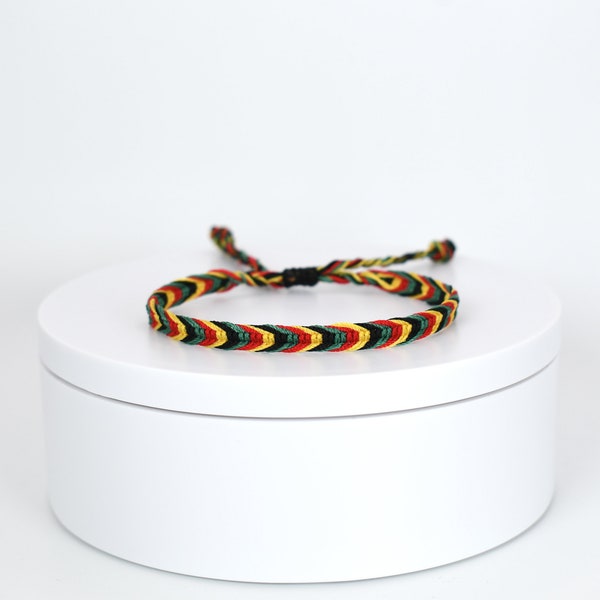Rastafarian Bracelet - Etsy