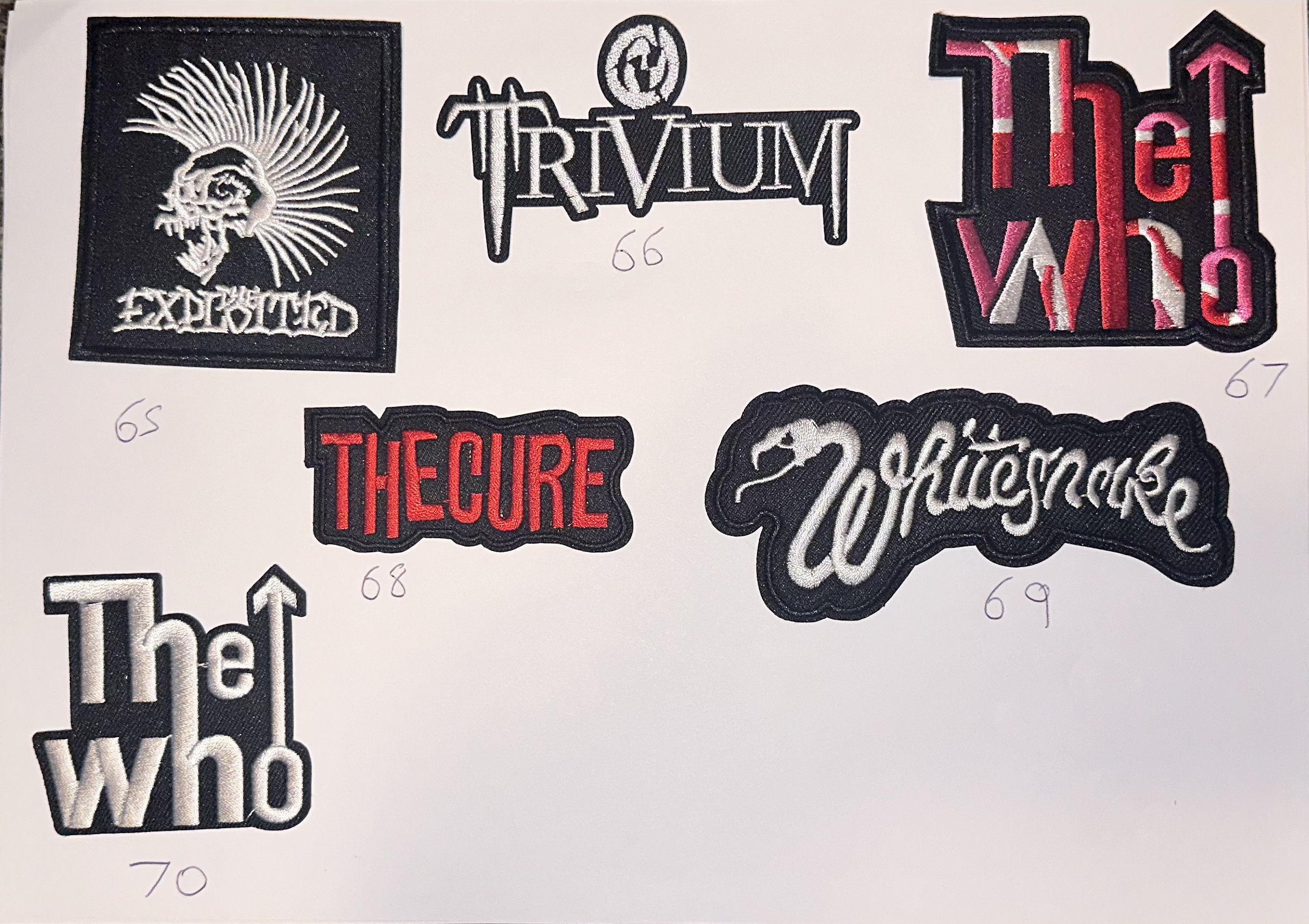 Rock and Metal Band Iron on Patches - Etsy UK