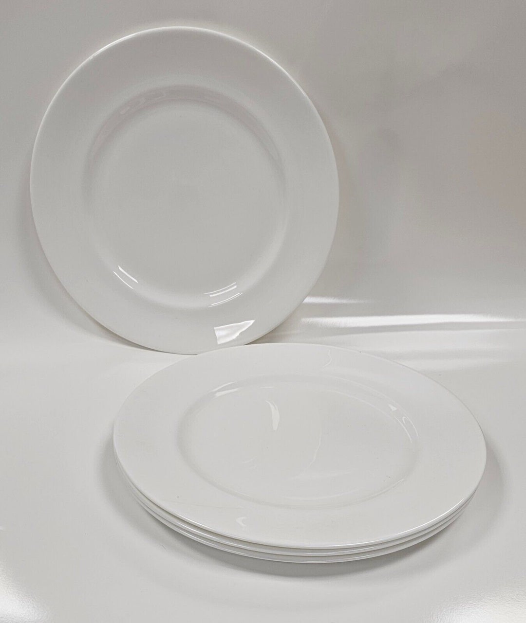 4x White Fine Bone China Made in England Dinner Plates 27 Cm or 10.5 ...
