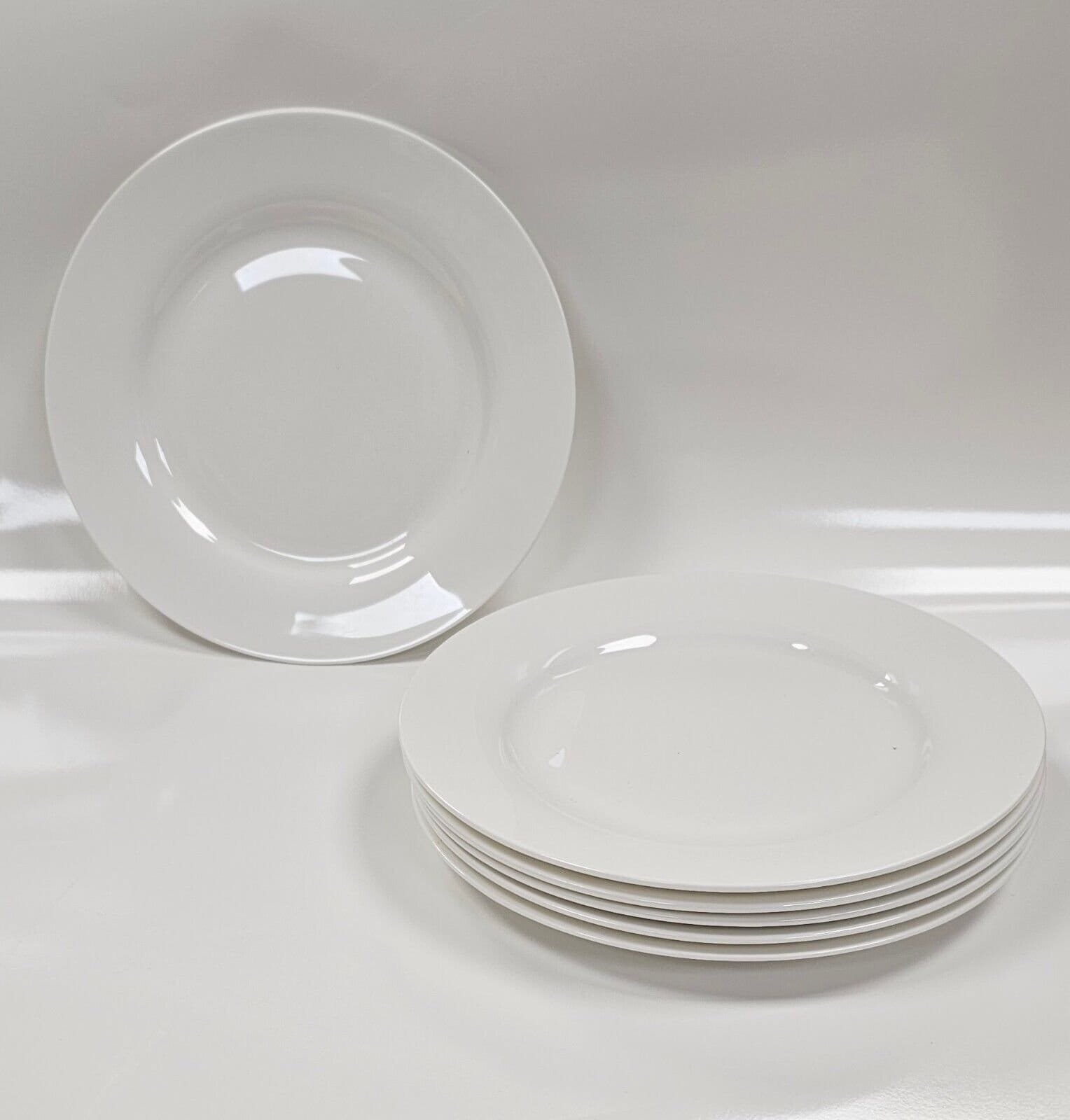 6x White Fine Bone China Side Plates 20cm or 8 Inches - Etsy UK