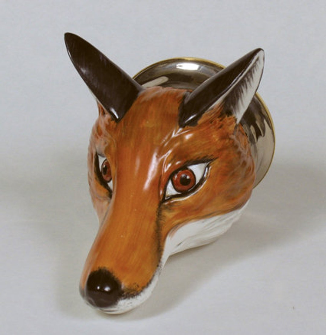 Red Fox, Stirrup Cup - Etsy