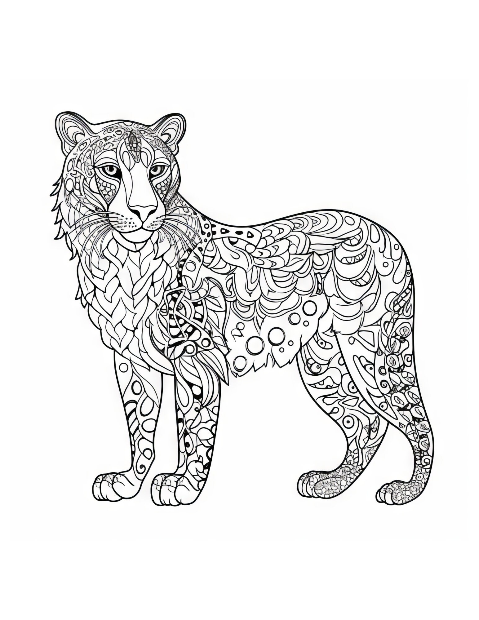 Feline Fantasies Coloring Pages - Etsy