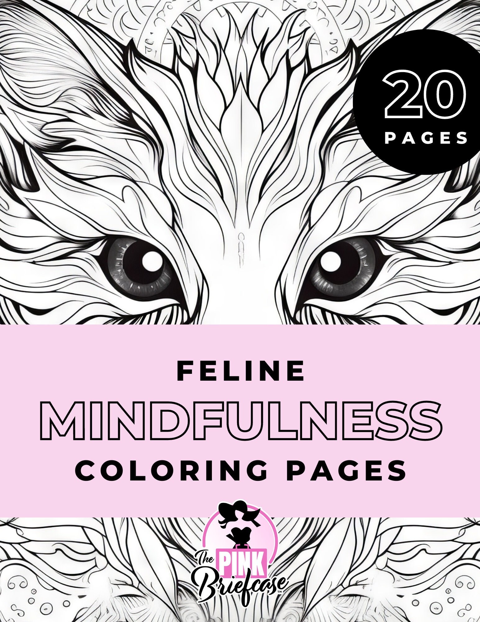 Feline Fantasies Coloring Pages - Etsy
