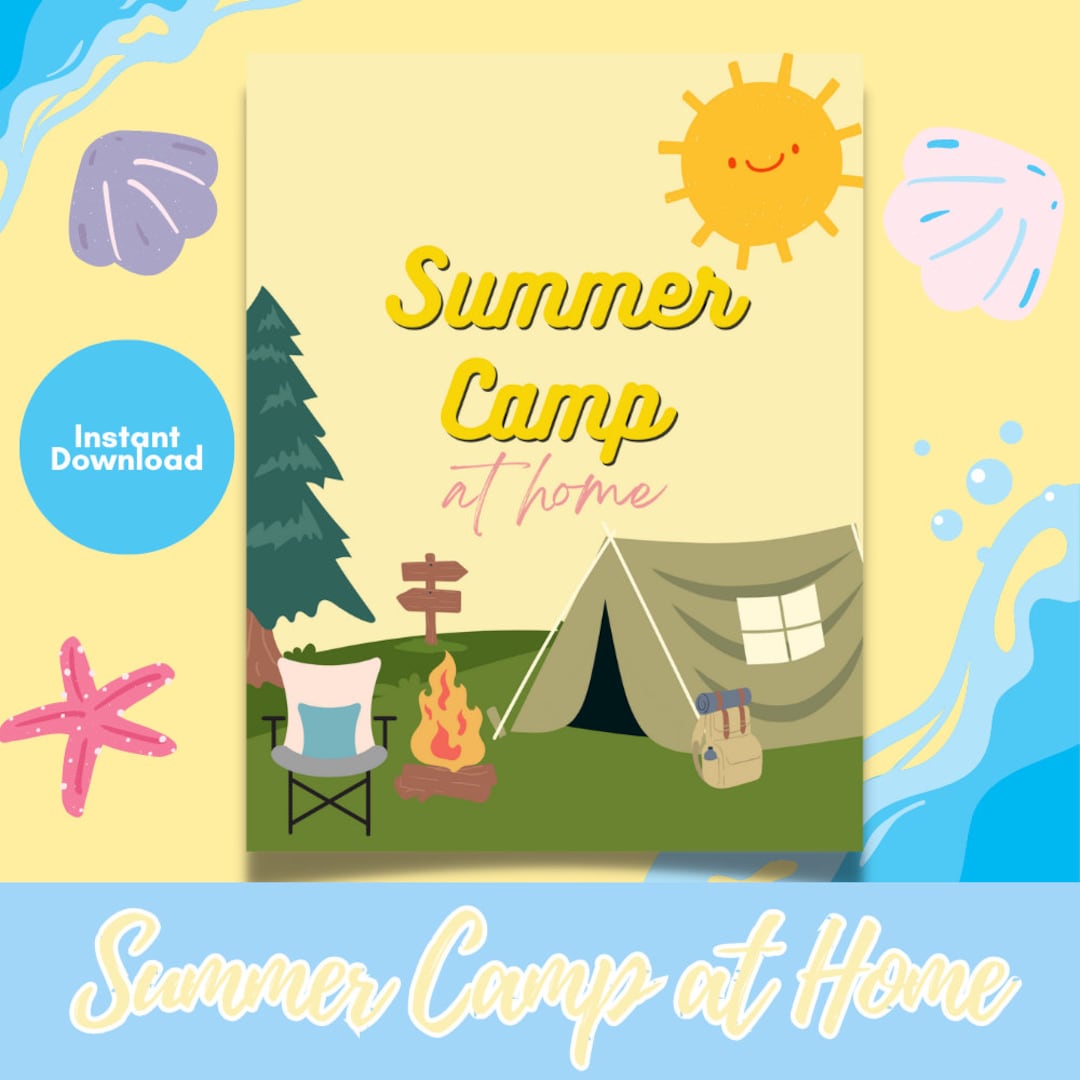 Summer Camp at Home Printable Guide - Etsy