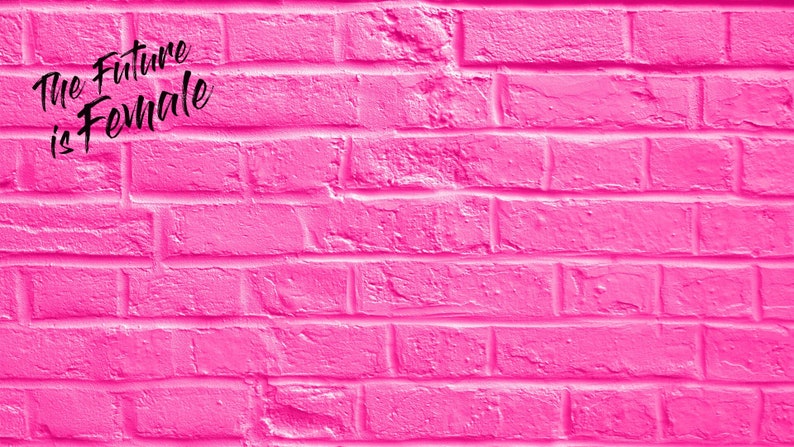 The Future is Female Zoom Background - Etsy